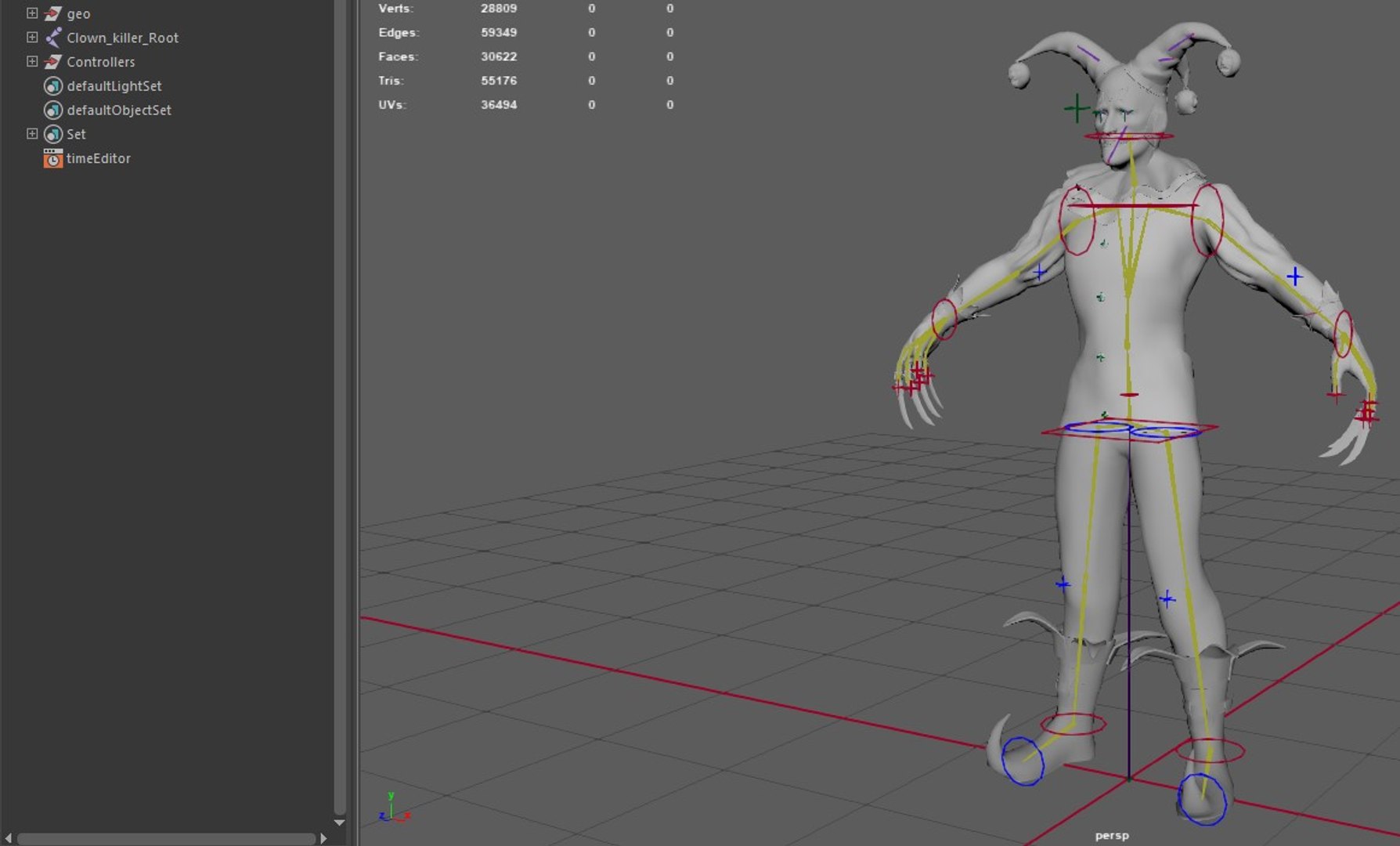 3D model scary enemy horror - TurboSquid 1628546