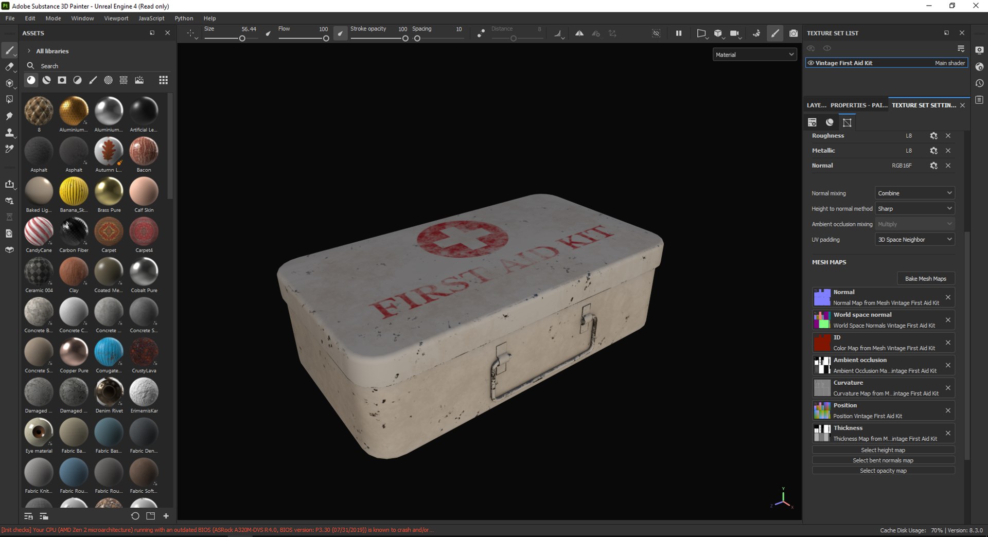 3D Vintage First Aid Kit model - TurboSquid 2092825