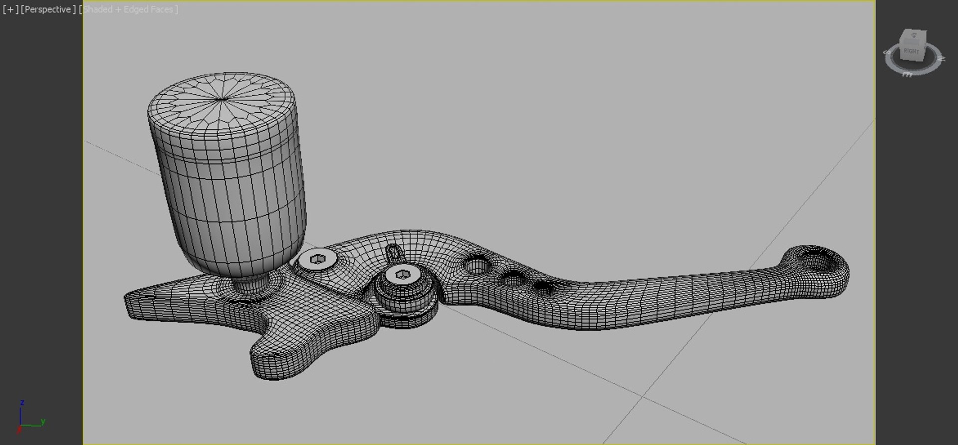 3D Brake Lever - TurboSquid 1208668