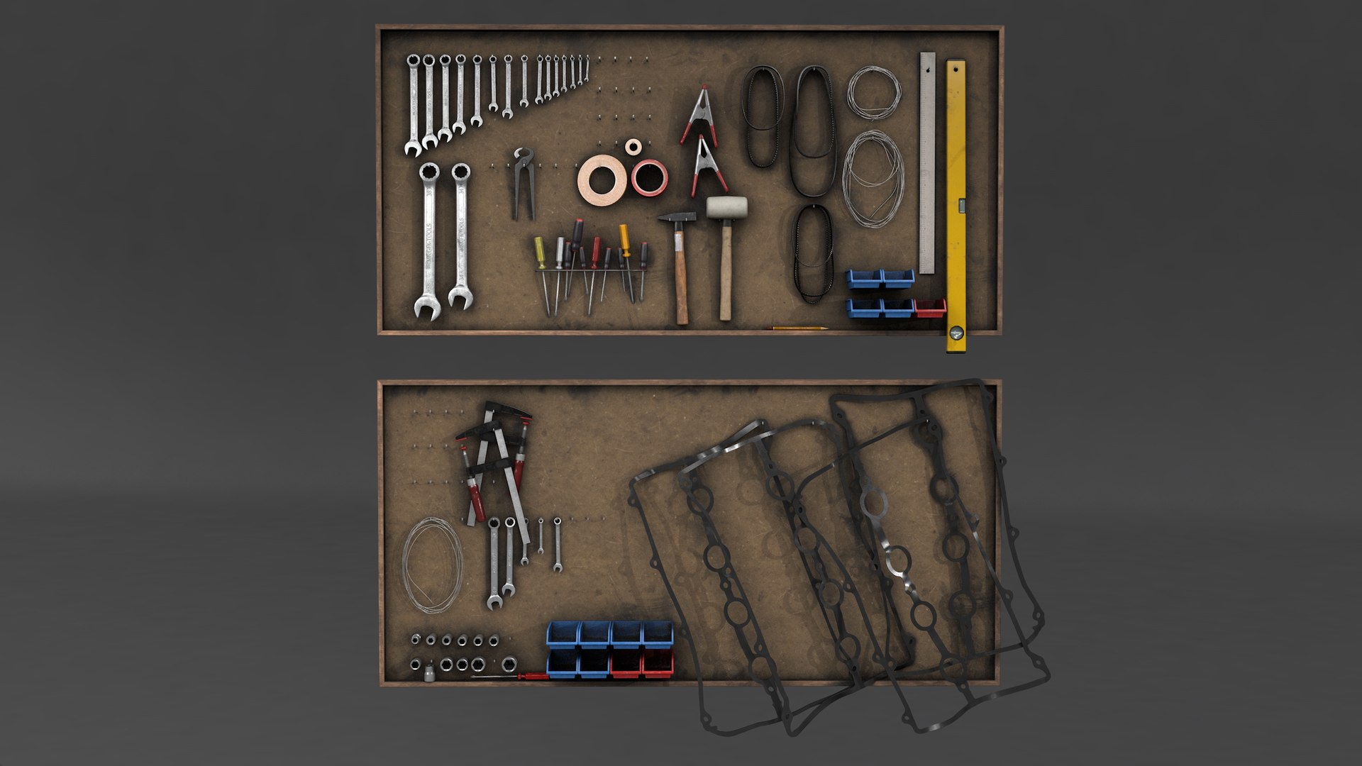 3D Tool Wall Model - TurboSquid 1786522