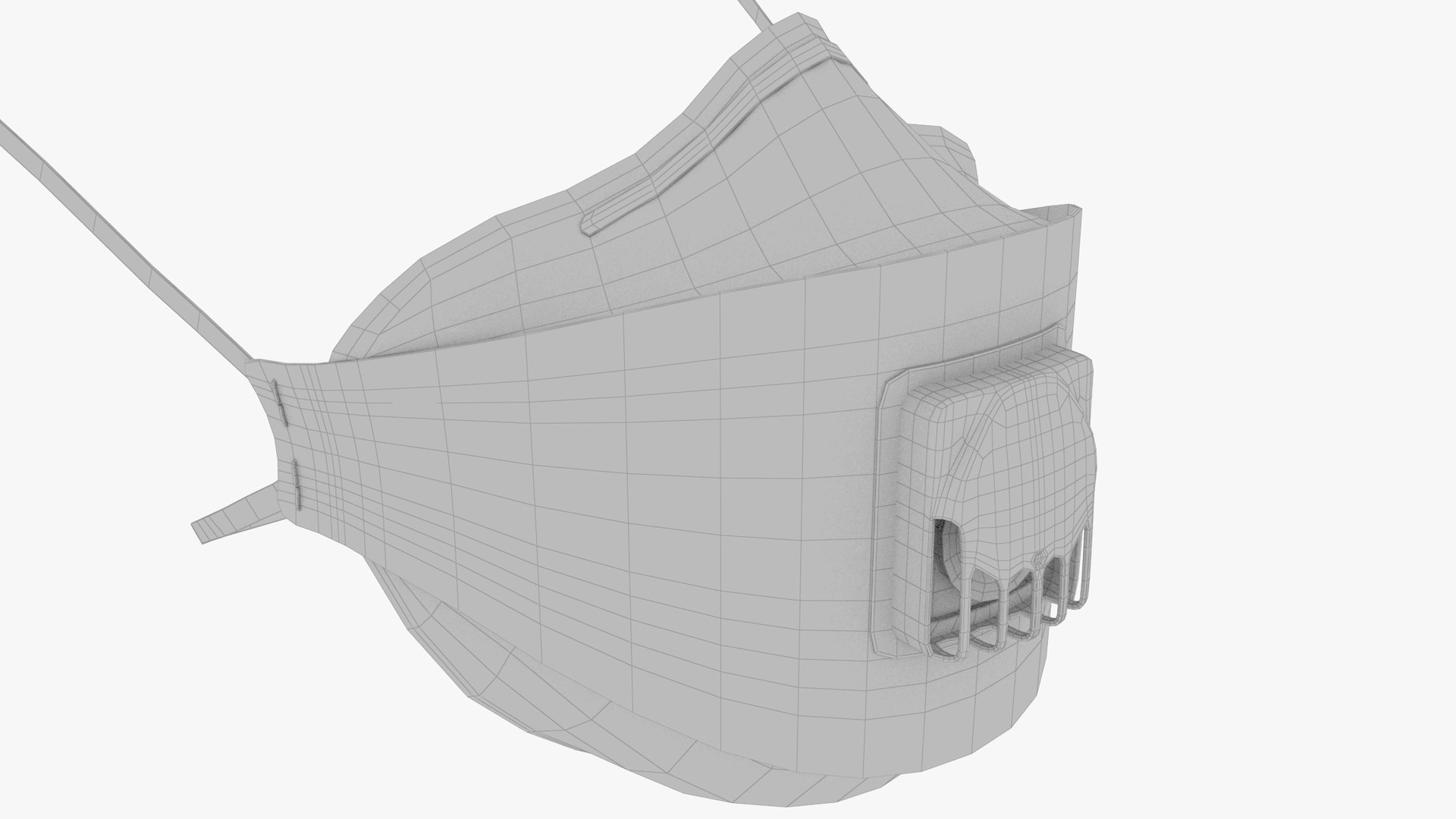 3m aura mask 3D model - TurboSquid 1580789