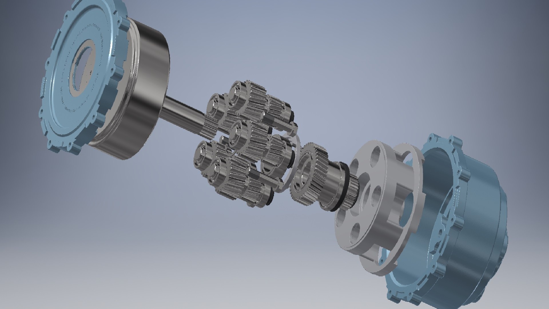 Two Step Planetary Gearbox 3d Model 3D - TurboSquid 2330863