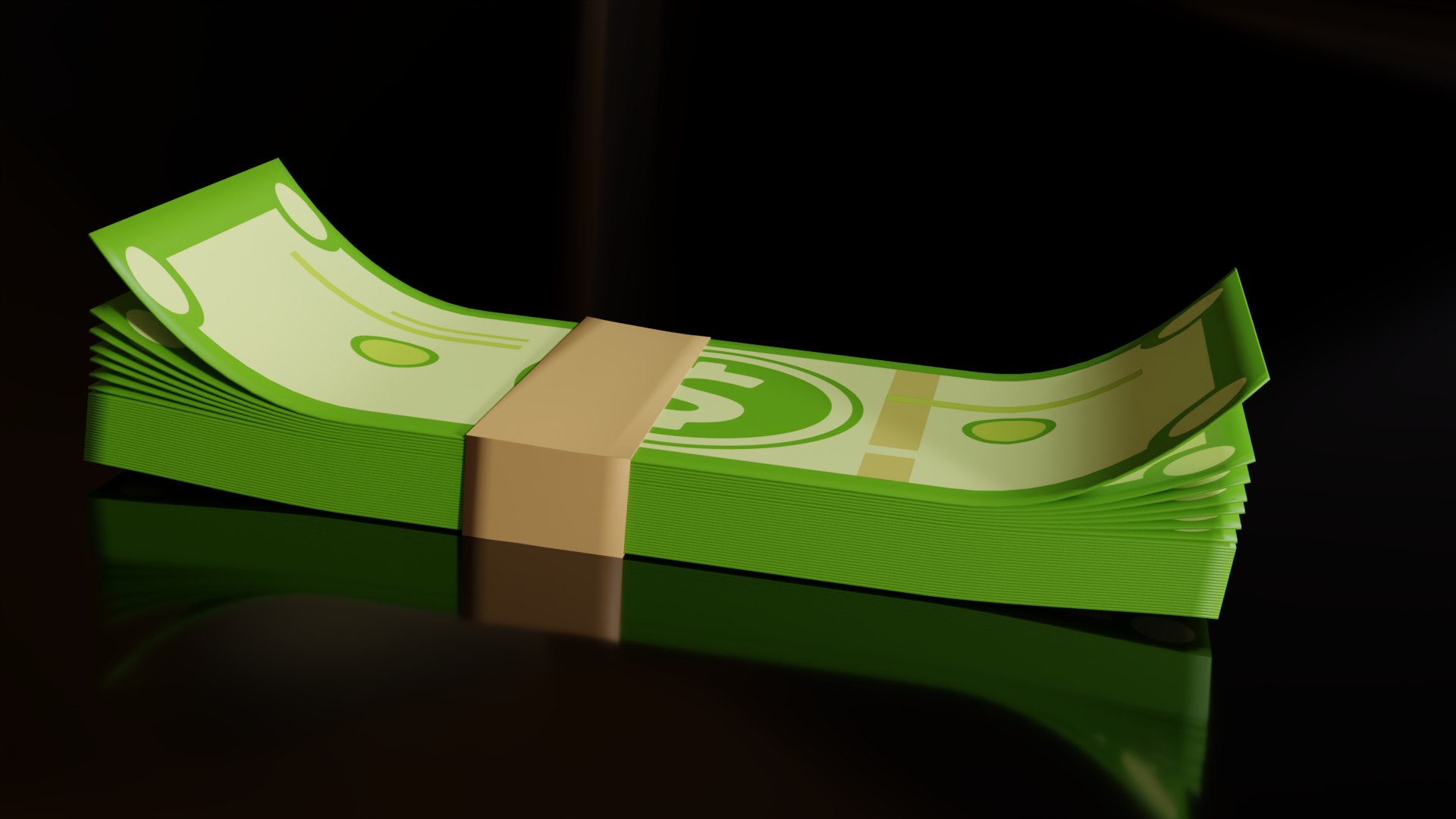 Stacked Money 3D Model - TurboSquid 2156526