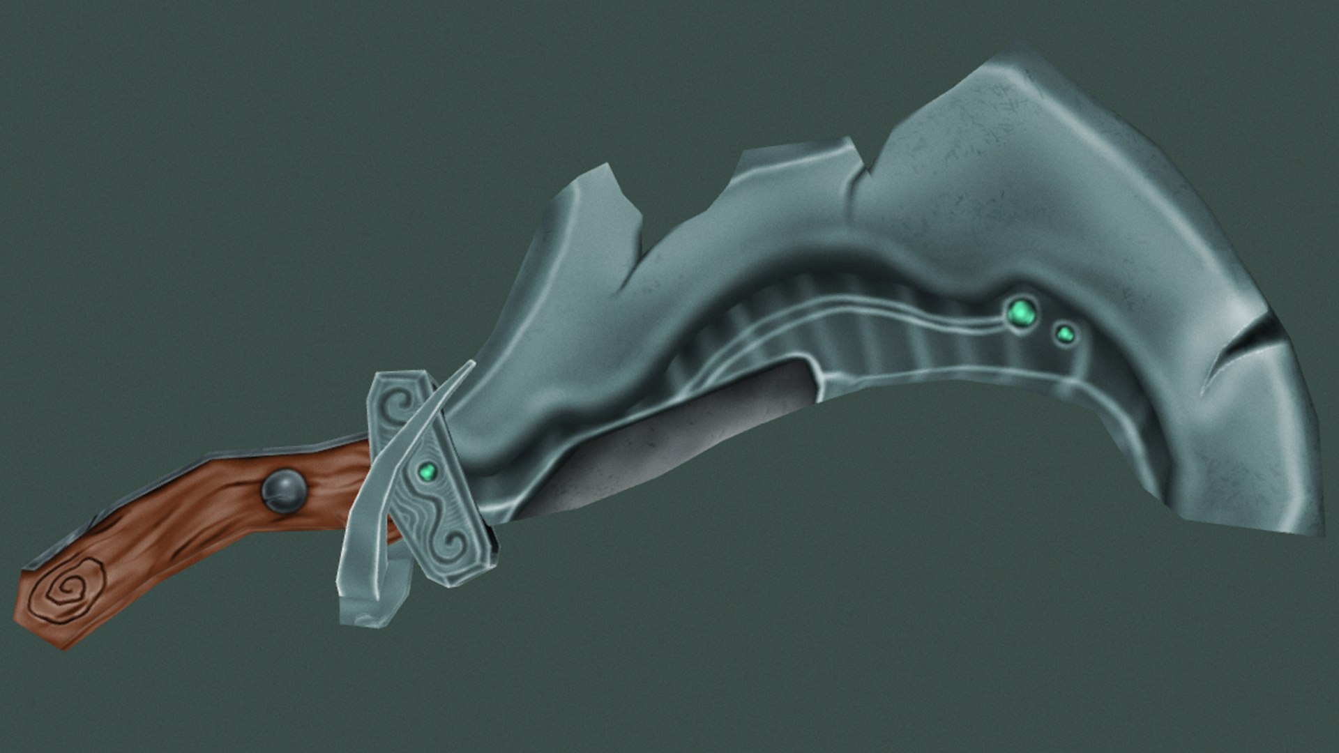 Blade Stylized Lowpoly Hand-Painting Texture 3D Model - TurboSquid 1808573