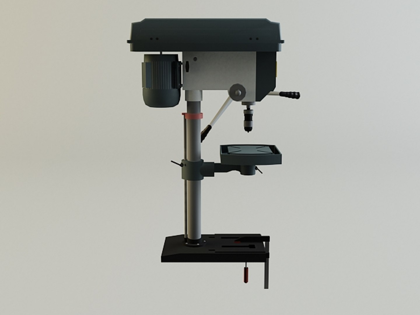 3d drill machine model