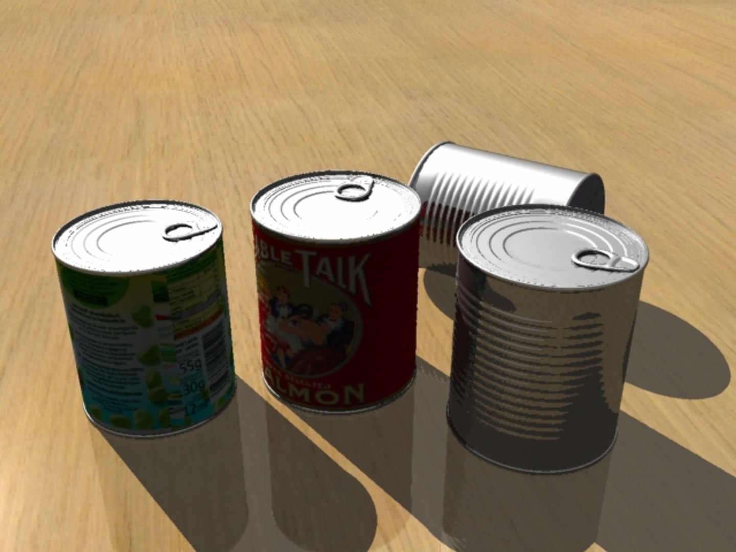 3d canned food