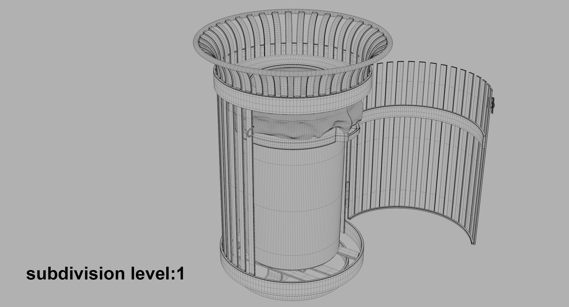 Garbage Can Manhattan Model - TurboSquid 2050458
