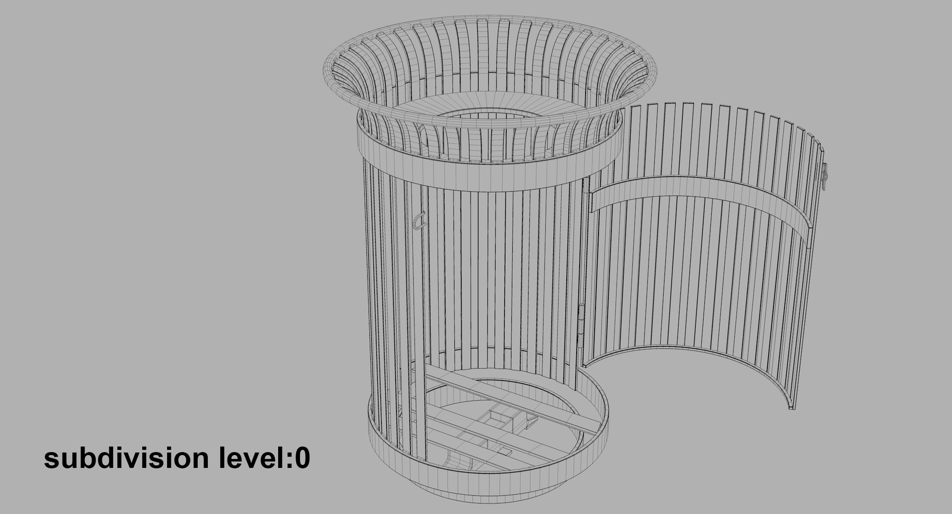 Garbage Can Manhattan Model - TurboSquid 2050458