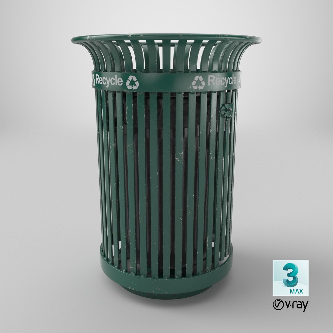 Garbage Can Manhattan Model - TurboSquid 2050458