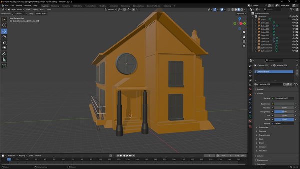 modelo 3d Casa sencilla - TurboSquid 2361951