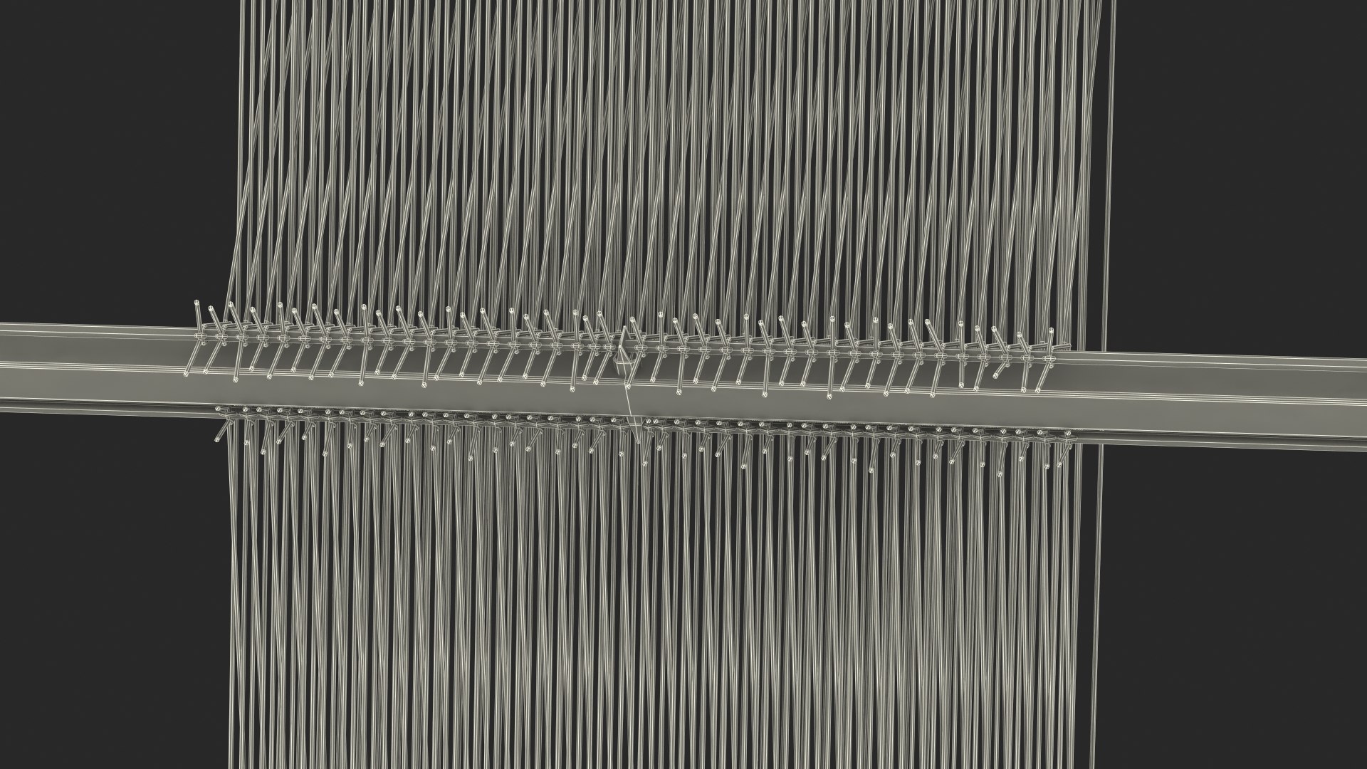 Wooden Tapestry Weaving Loom Aged 3D model - TurboSquid 2083651