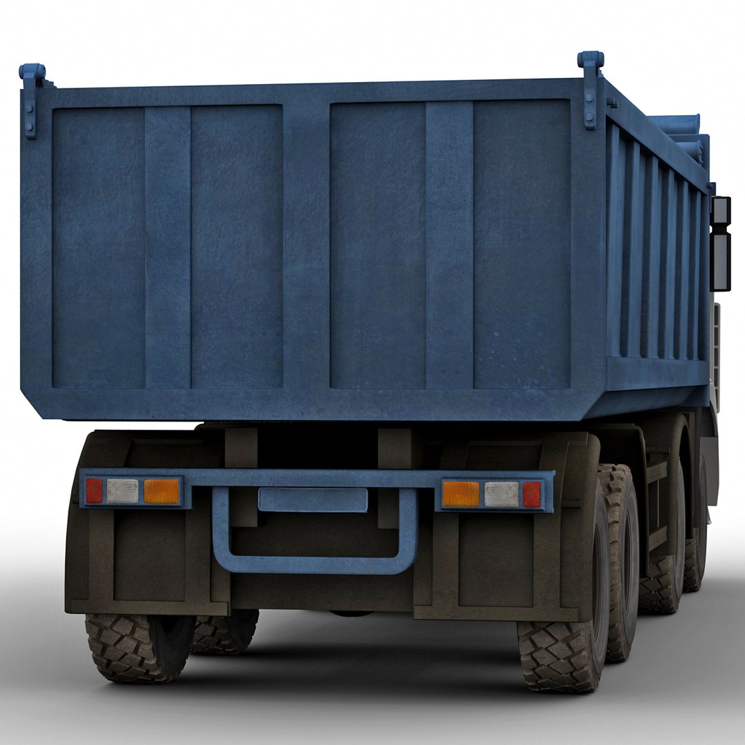 iveco trakker tipper 3d model