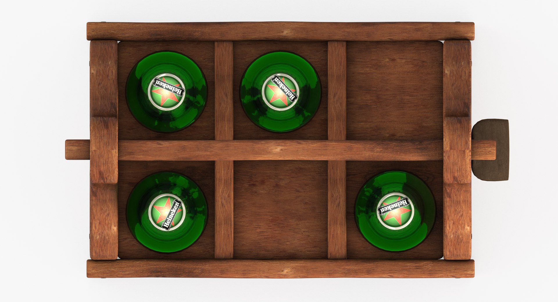 3D Beer Wooden Box - TurboSquid 1430141