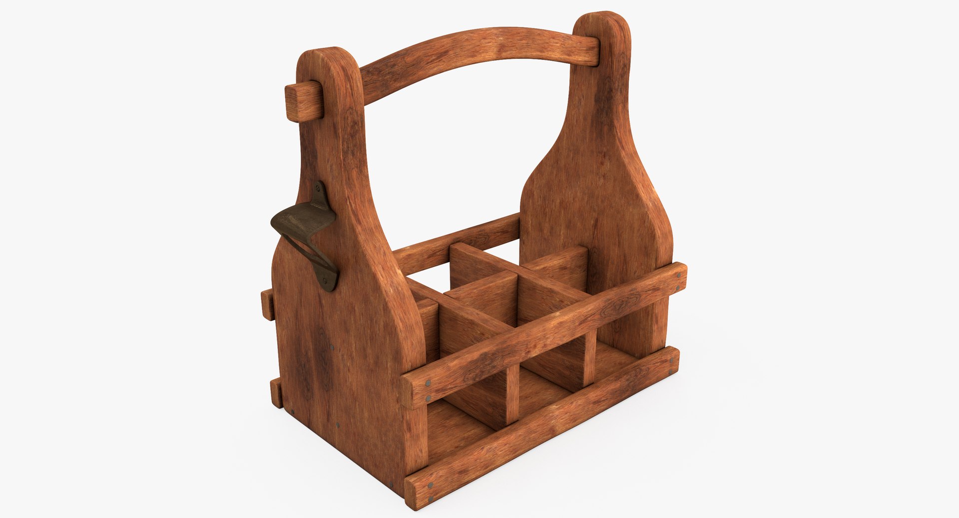 3D Beer Wooden Box - TurboSquid 1430141