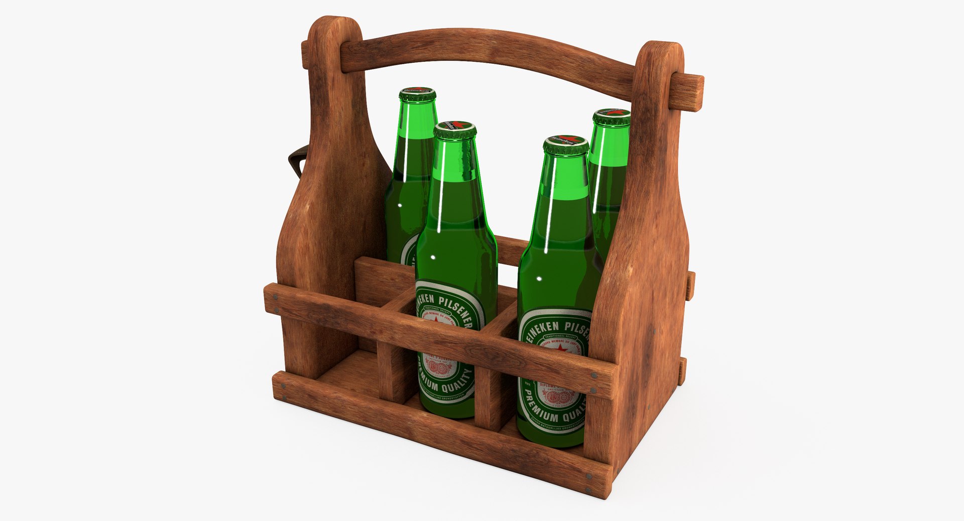 3D Beer Wooden Box - TurboSquid 1430141
