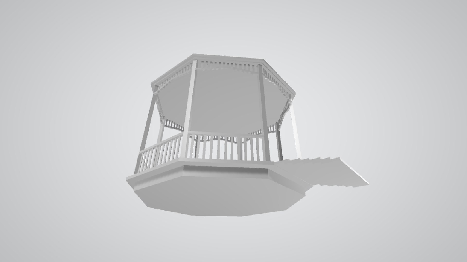 3D Model Gazebo - TurboSquid 1487517