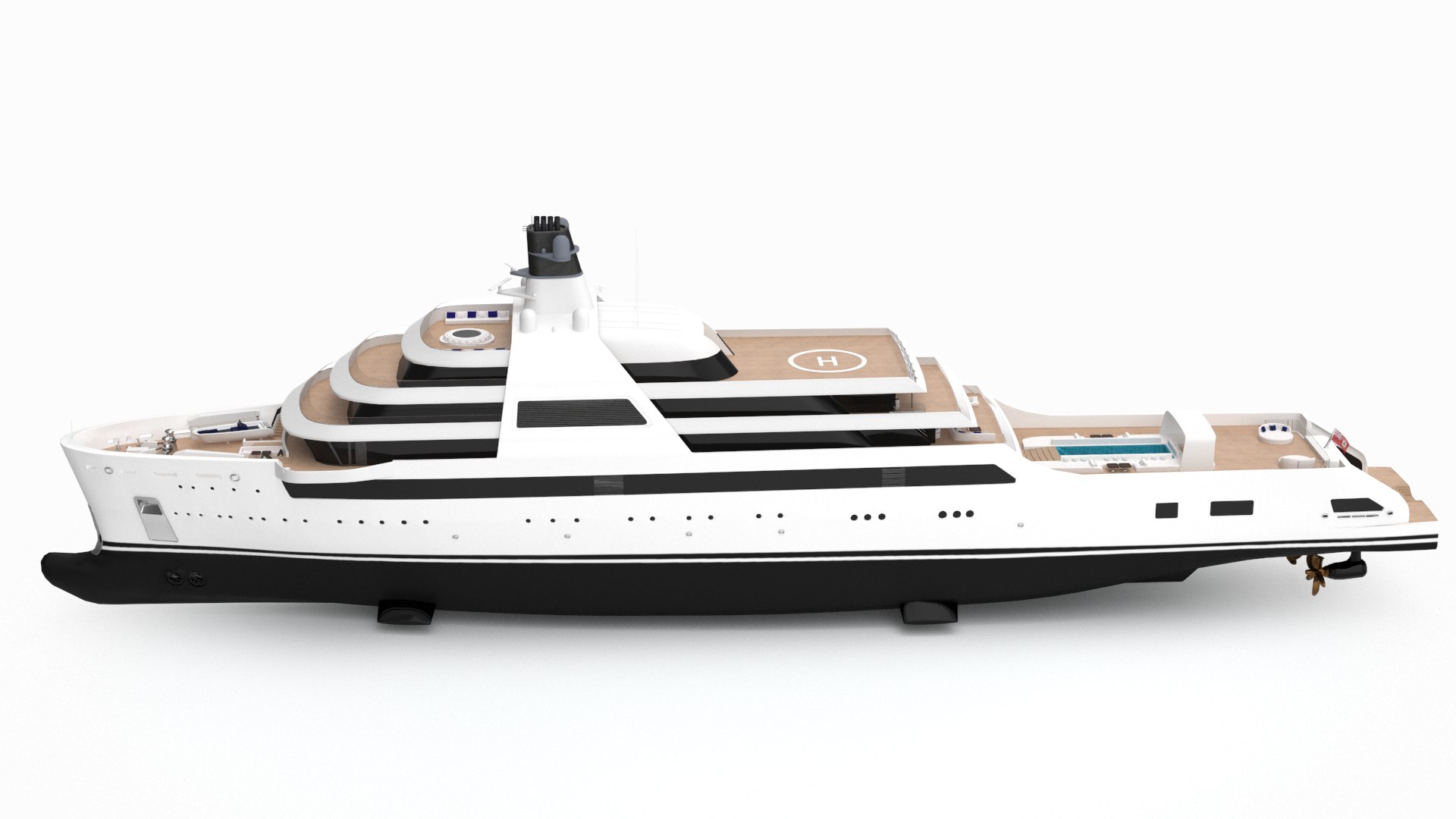 3D Model Solaris Superyacht - TurboSquid 2383976
