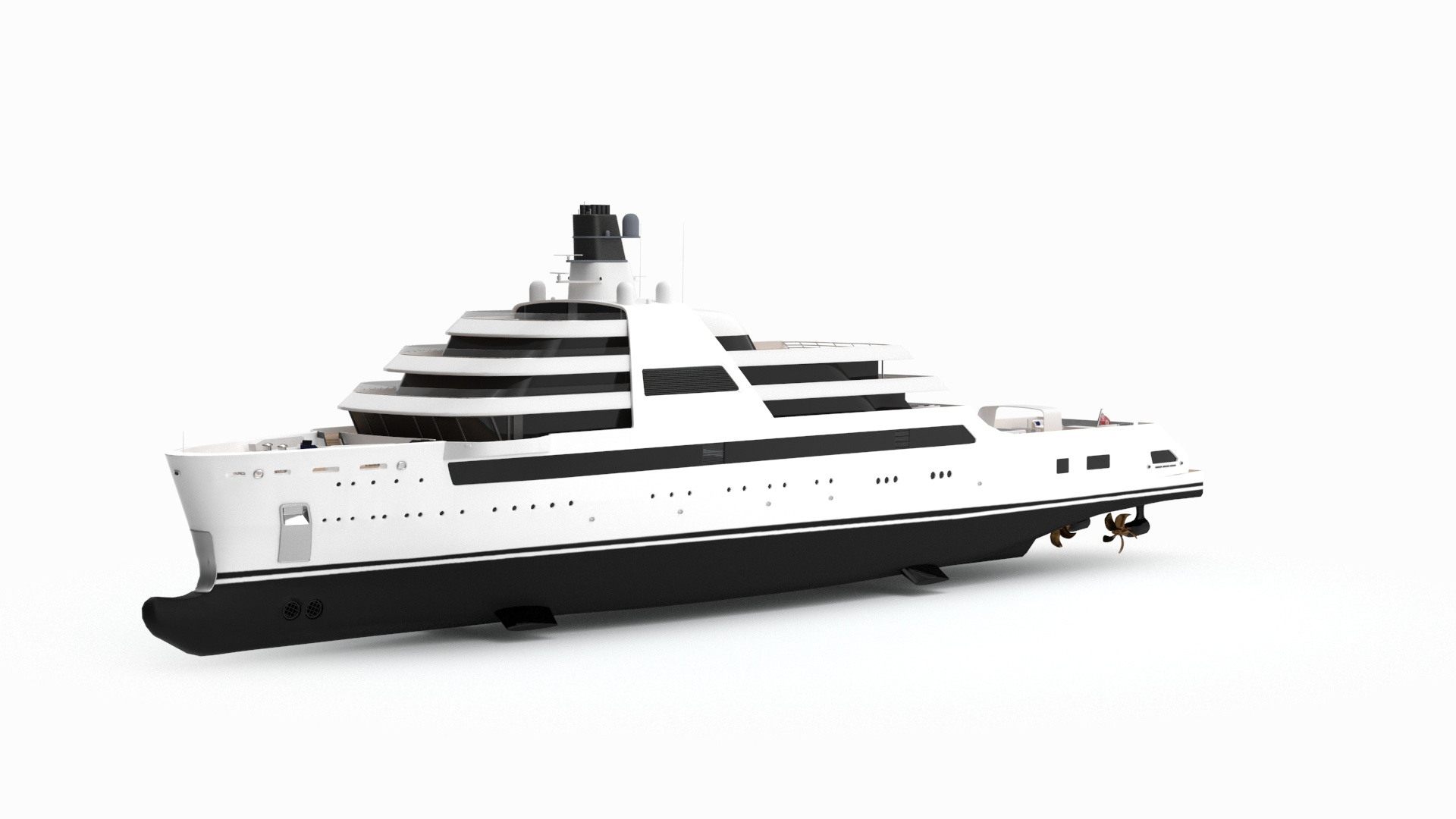 3D Model Solaris Superyacht - TurboSquid 2383976
