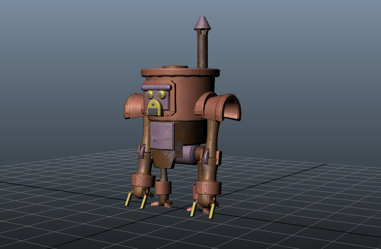 Steambot 3D model - TurboSquid 1271333