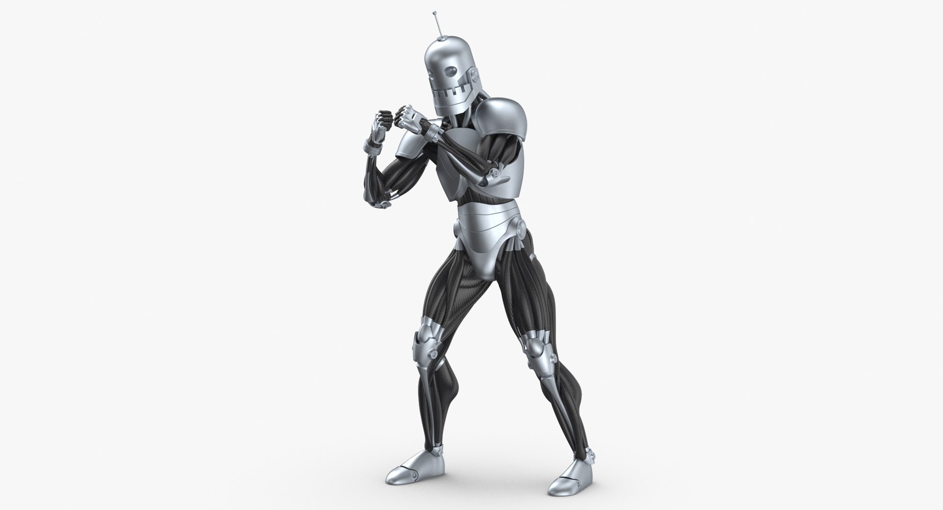 Robot 02 poses 3D model - TurboSquid 1522328