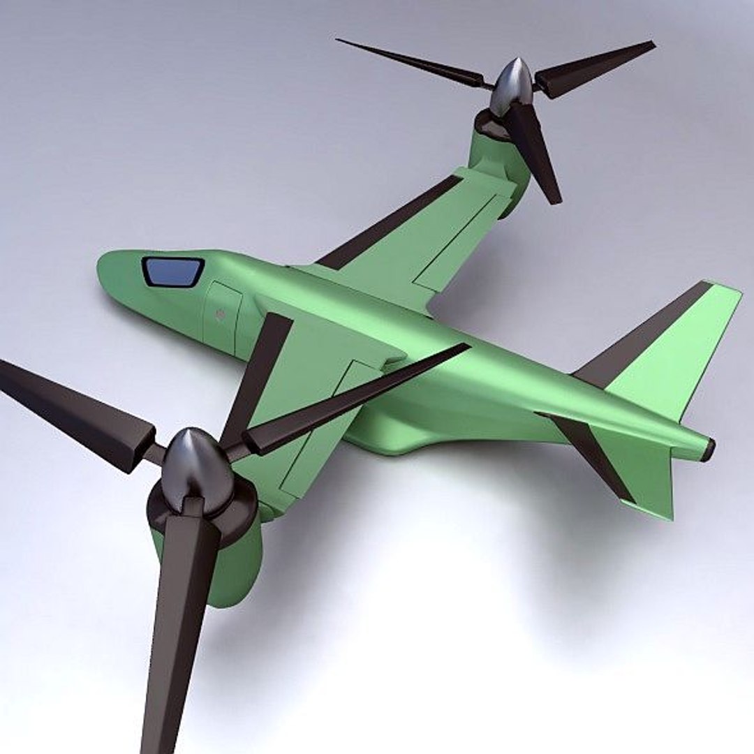 Aircraft Concept Vtol 3D Model - TurboSquid 1290240