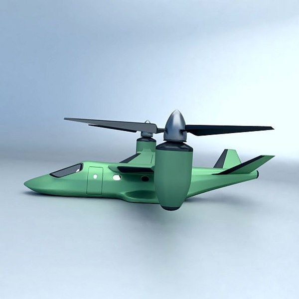 Aircraft concept vtol 3D model - TurboSquid 1290240