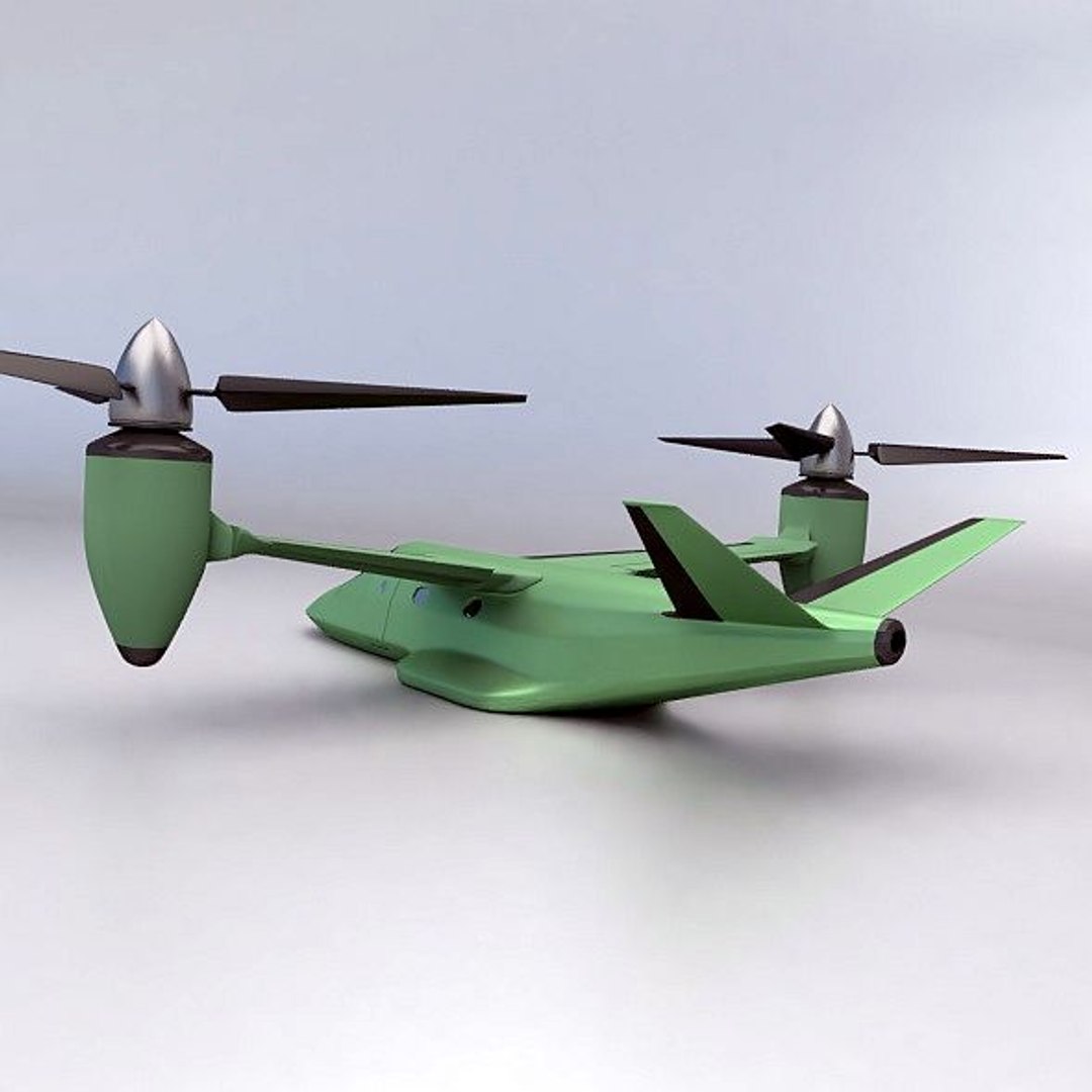Aircraft Concept Vtol 3D Model - TurboSquid 1290240