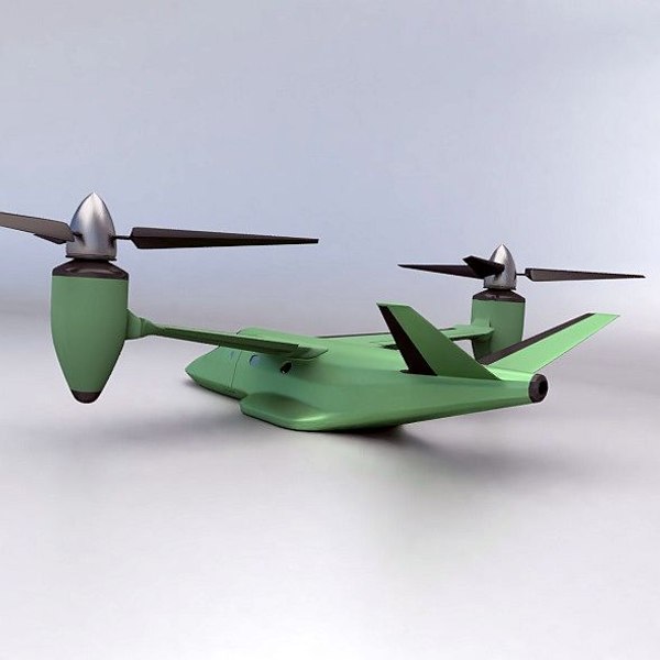 Aircraft concept vtol 3D model - TurboSquid 1290240