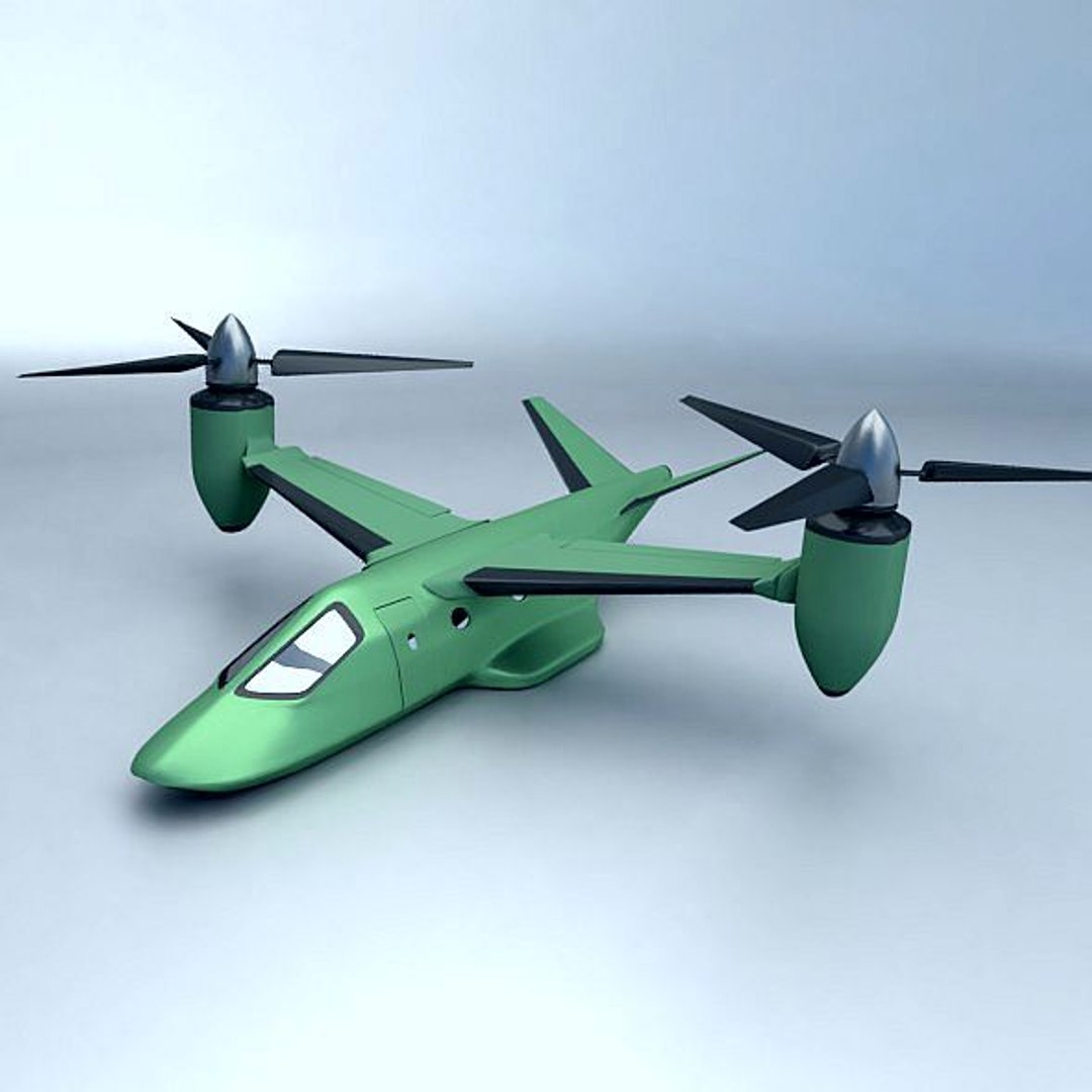 Aircraft Concept Vtol 3D Model - TurboSquid 1290240