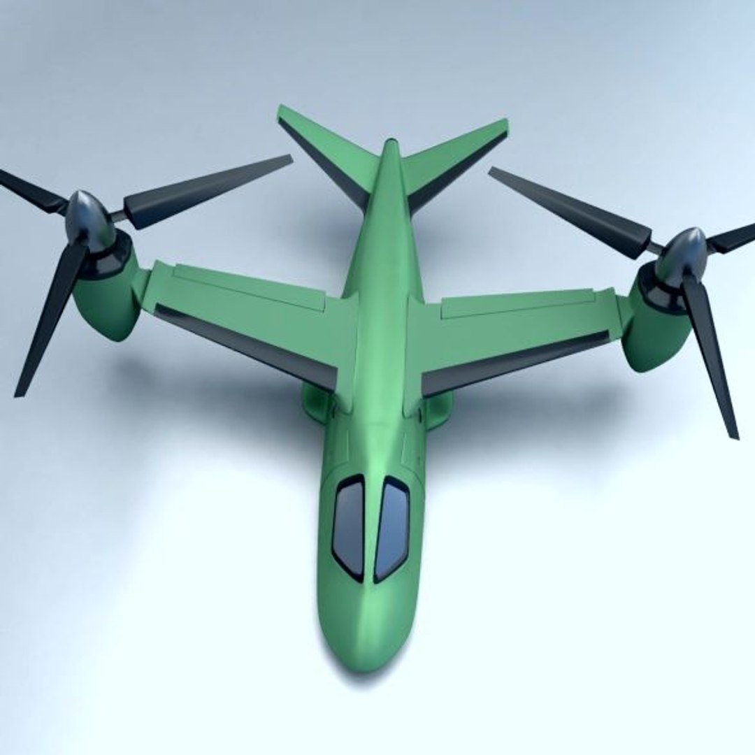 Aircraft Concept Vtol 3D Model - TurboSquid 1290240