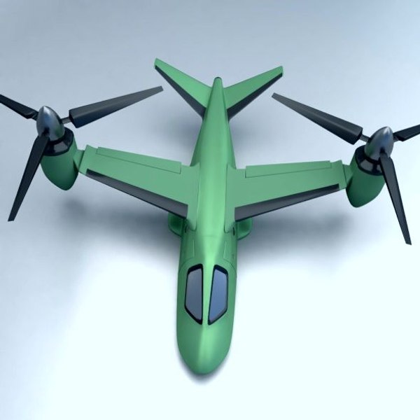 Aircraft concept vtol 3D model - TurboSquid 1290240