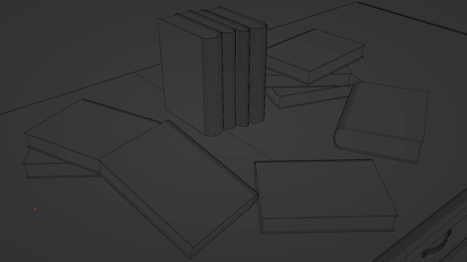 3D Old Books Asset Model - TurboSquid 2045669