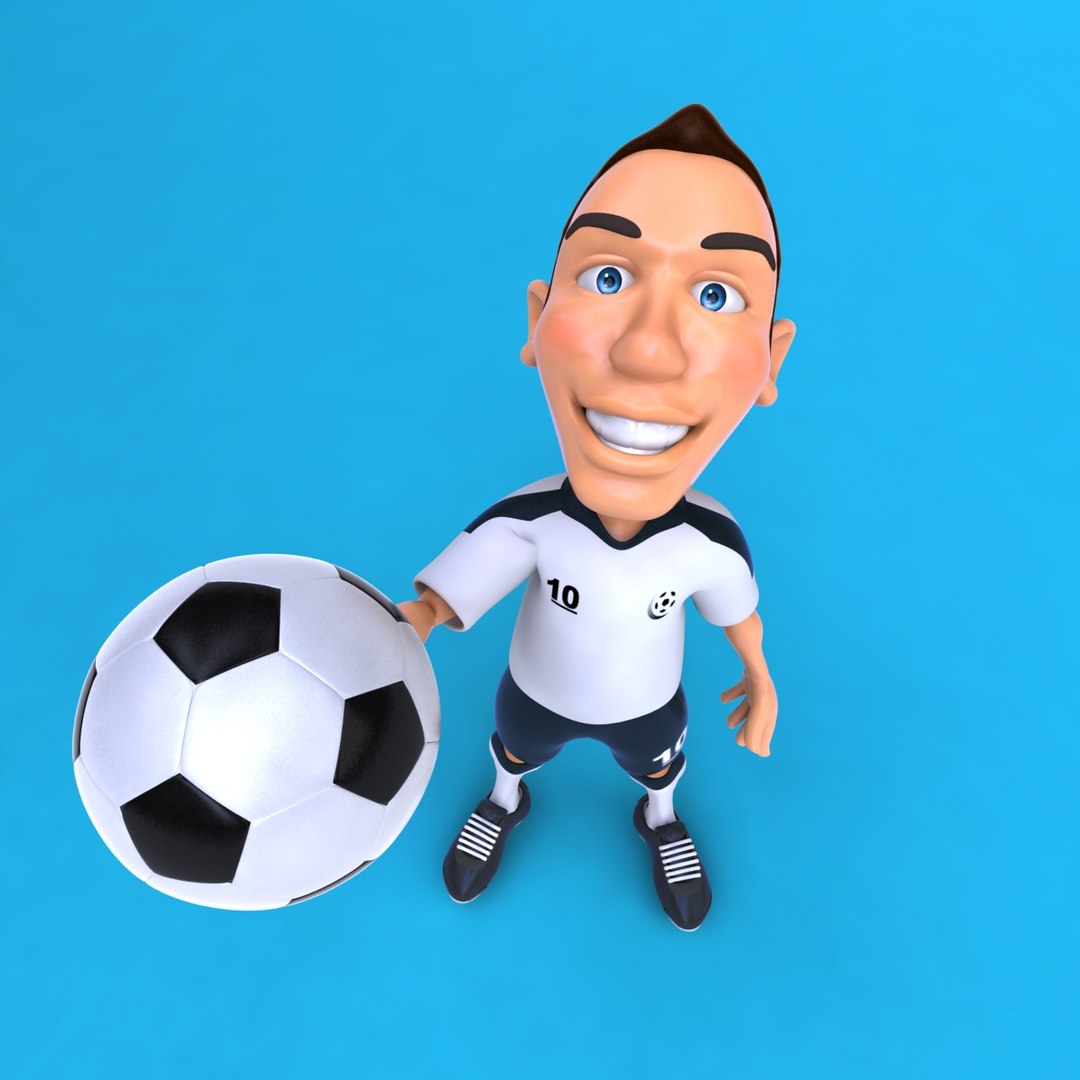 3D model fun football player - TurboSquid 1325652