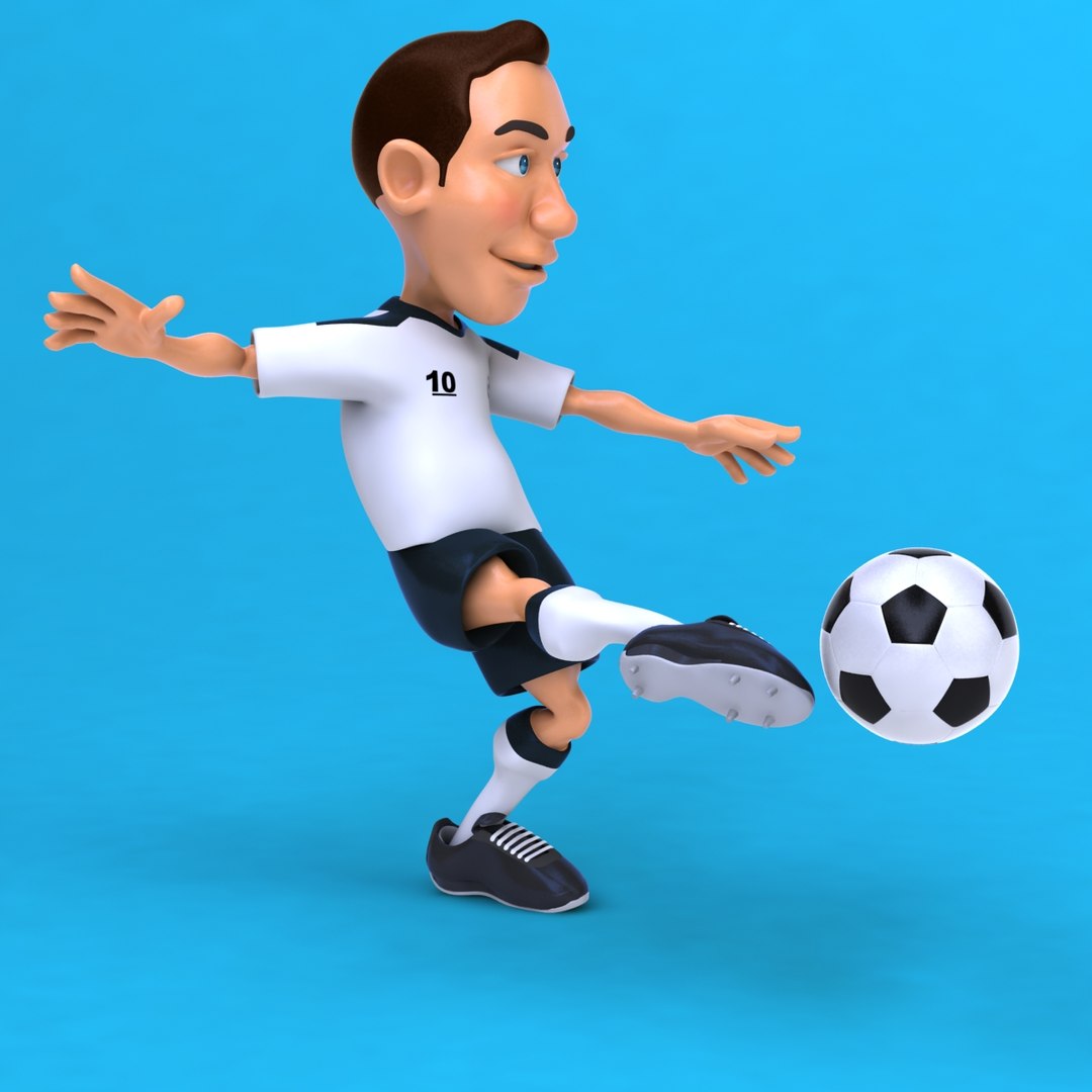 3D model fun football player - TurboSquid 1325652