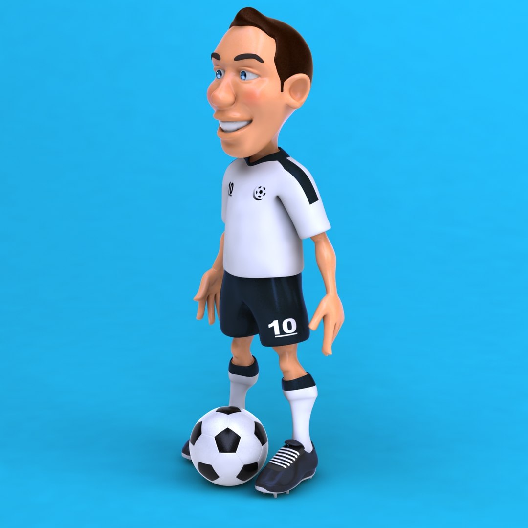 3D model fun football player - TurboSquid 1325652