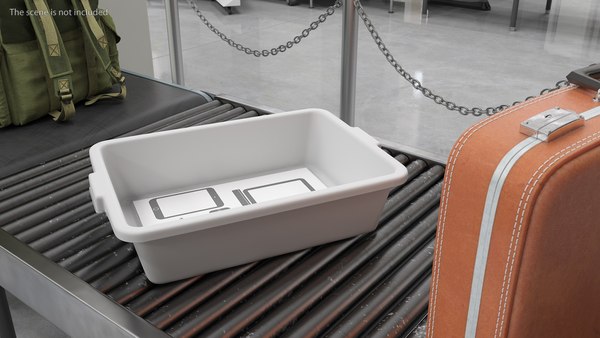 Airport Security Check Tray 3D model - TurboSquid 1806991