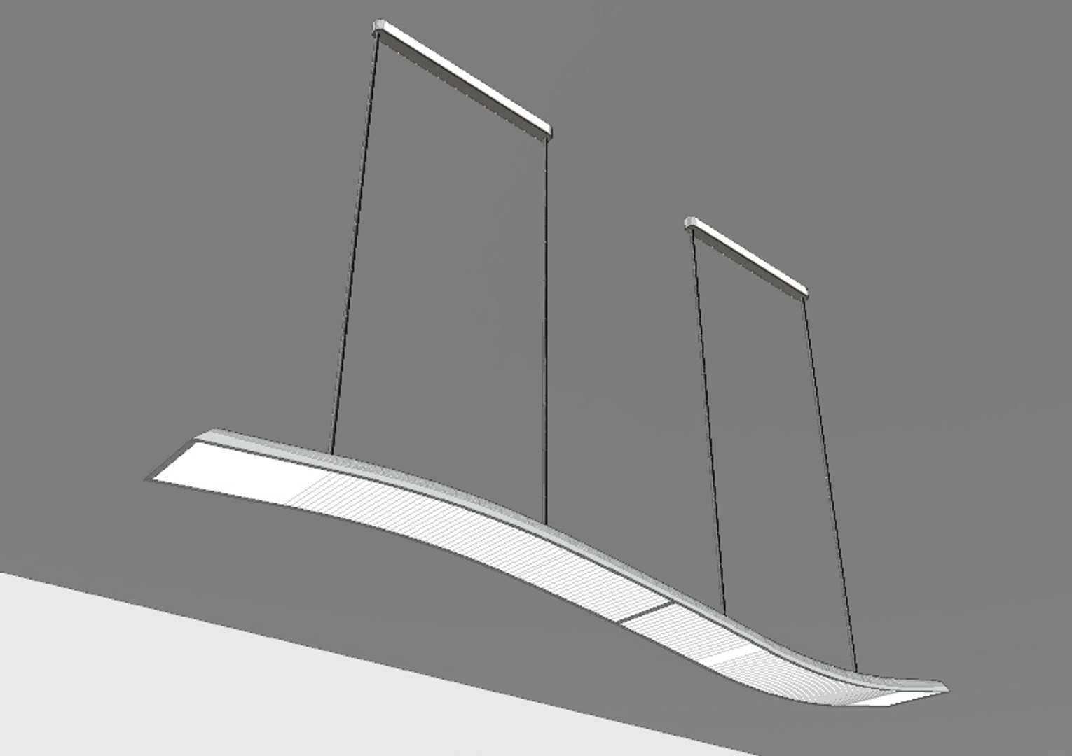 3d philips wave lamp