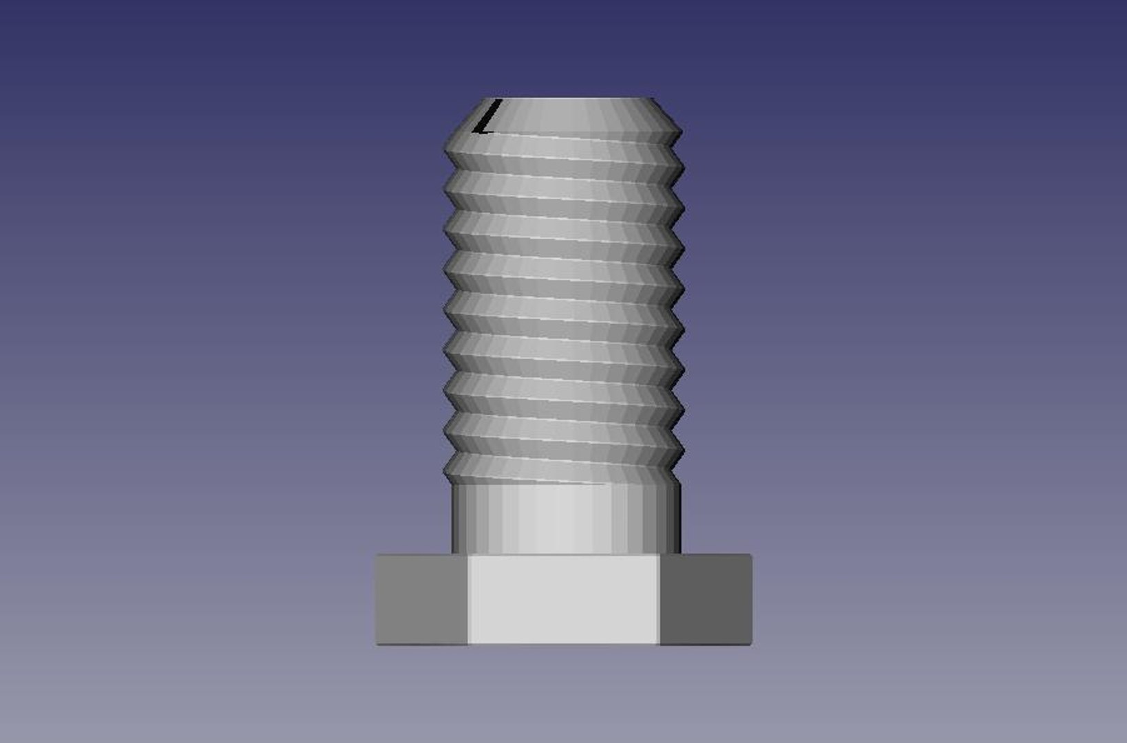 3d Model Screw