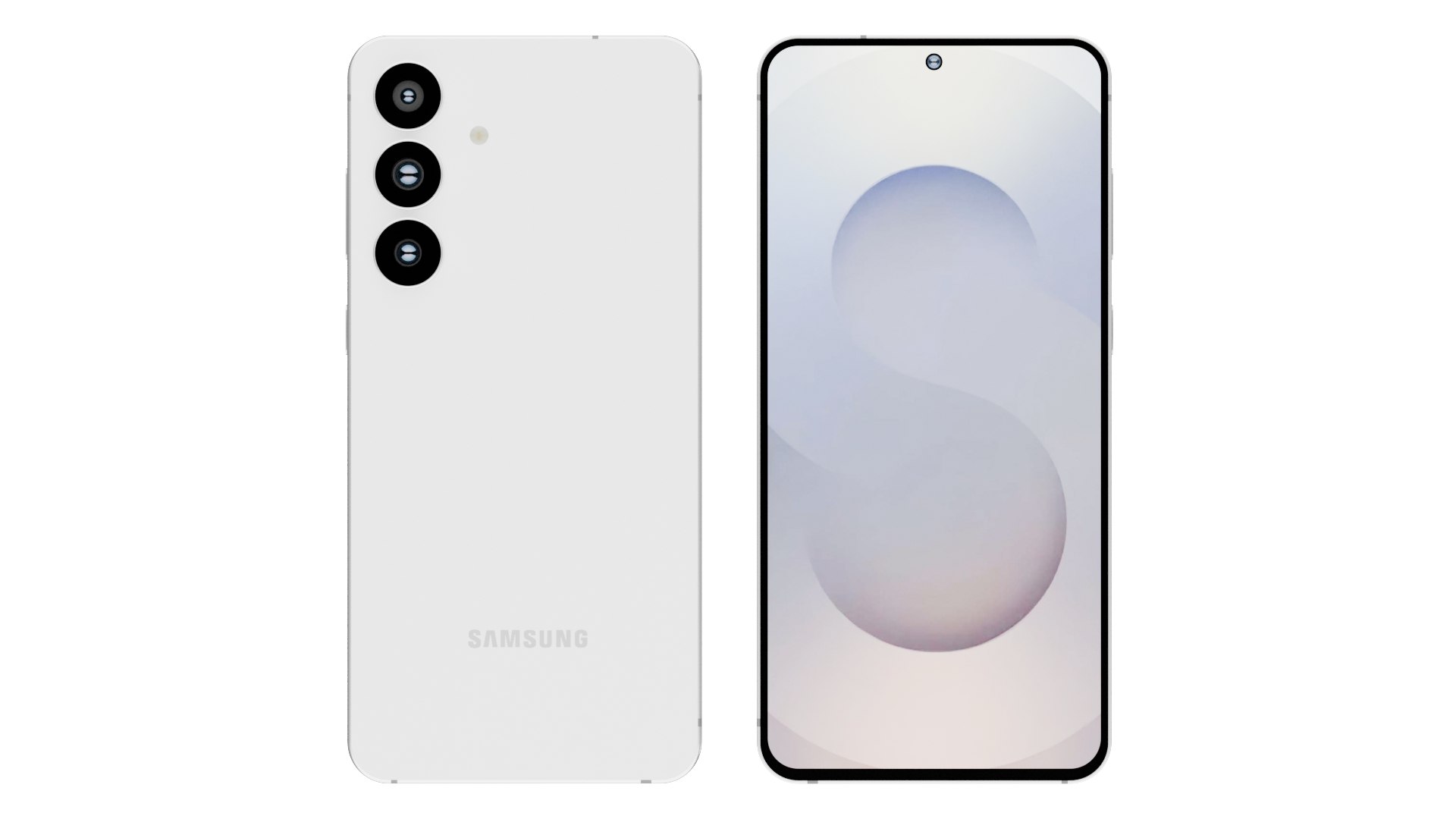 Samsung Galaxy S25 FE White 3D Model - TurboSquid 2443534