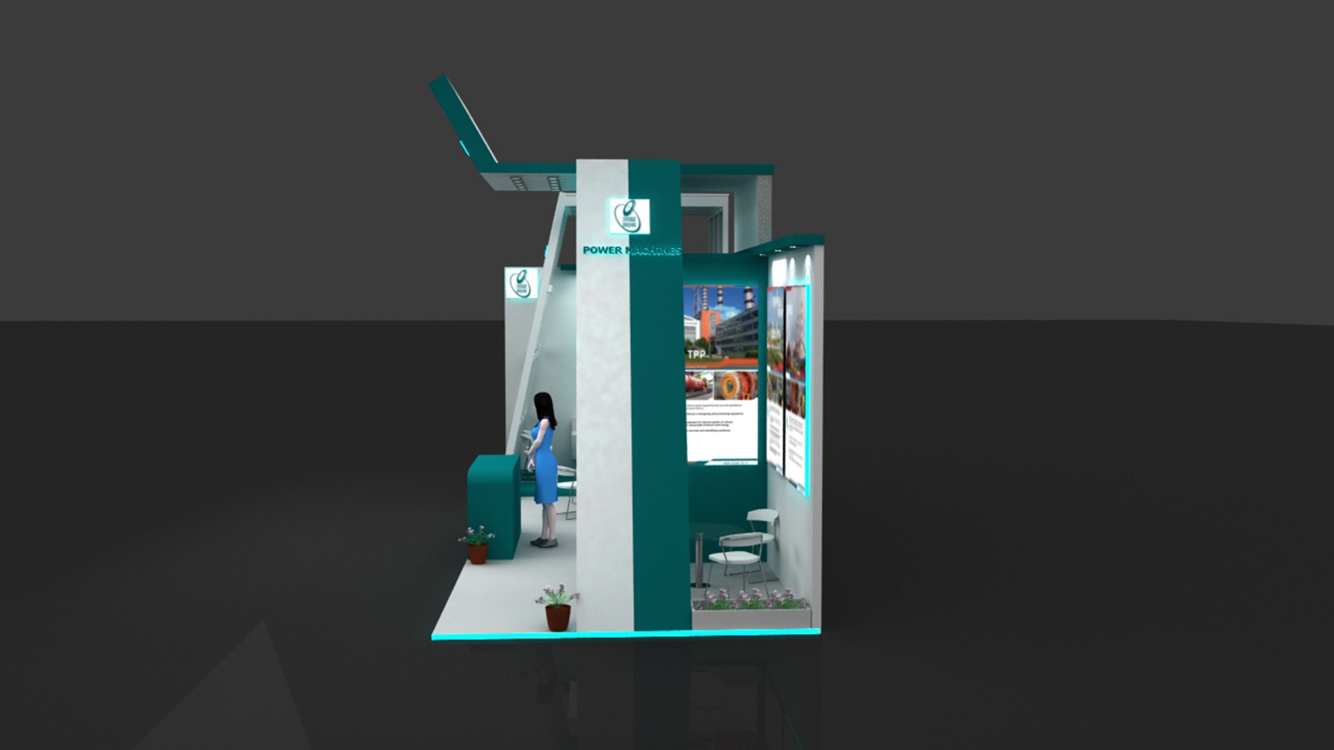 2 Side Open Stand 3D Model - TurboSquid 1989891