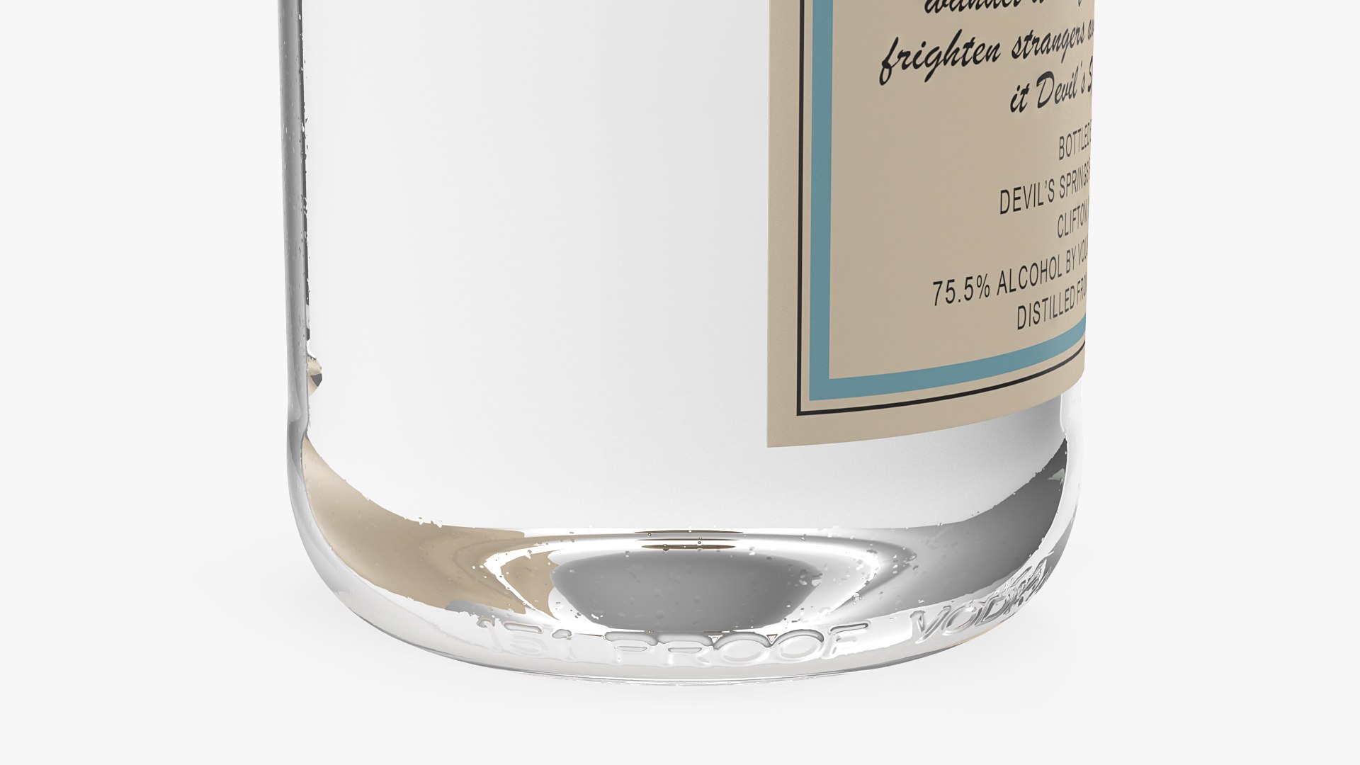 Devil Springs Vodka 1l Model - TurboSquid 1648646