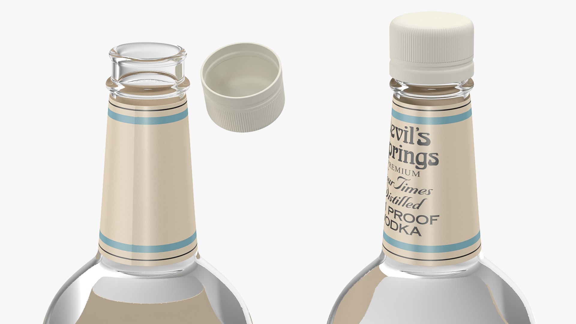 Devil Springs Vodka 1l Model - TurboSquid 1648646