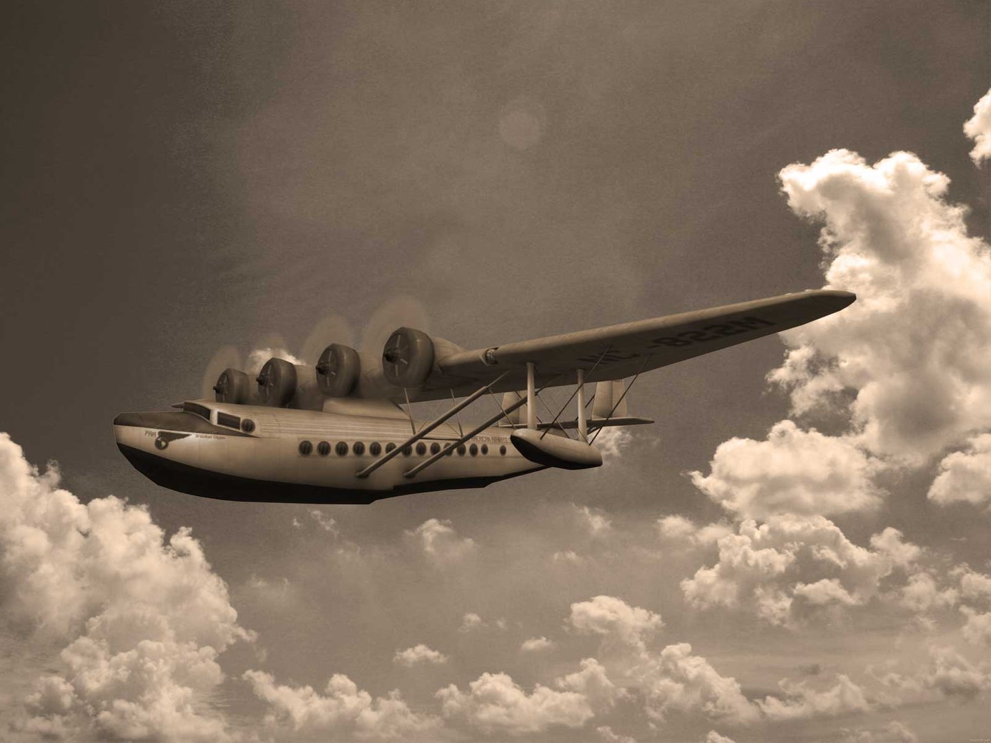 3d Model Flying Clipper