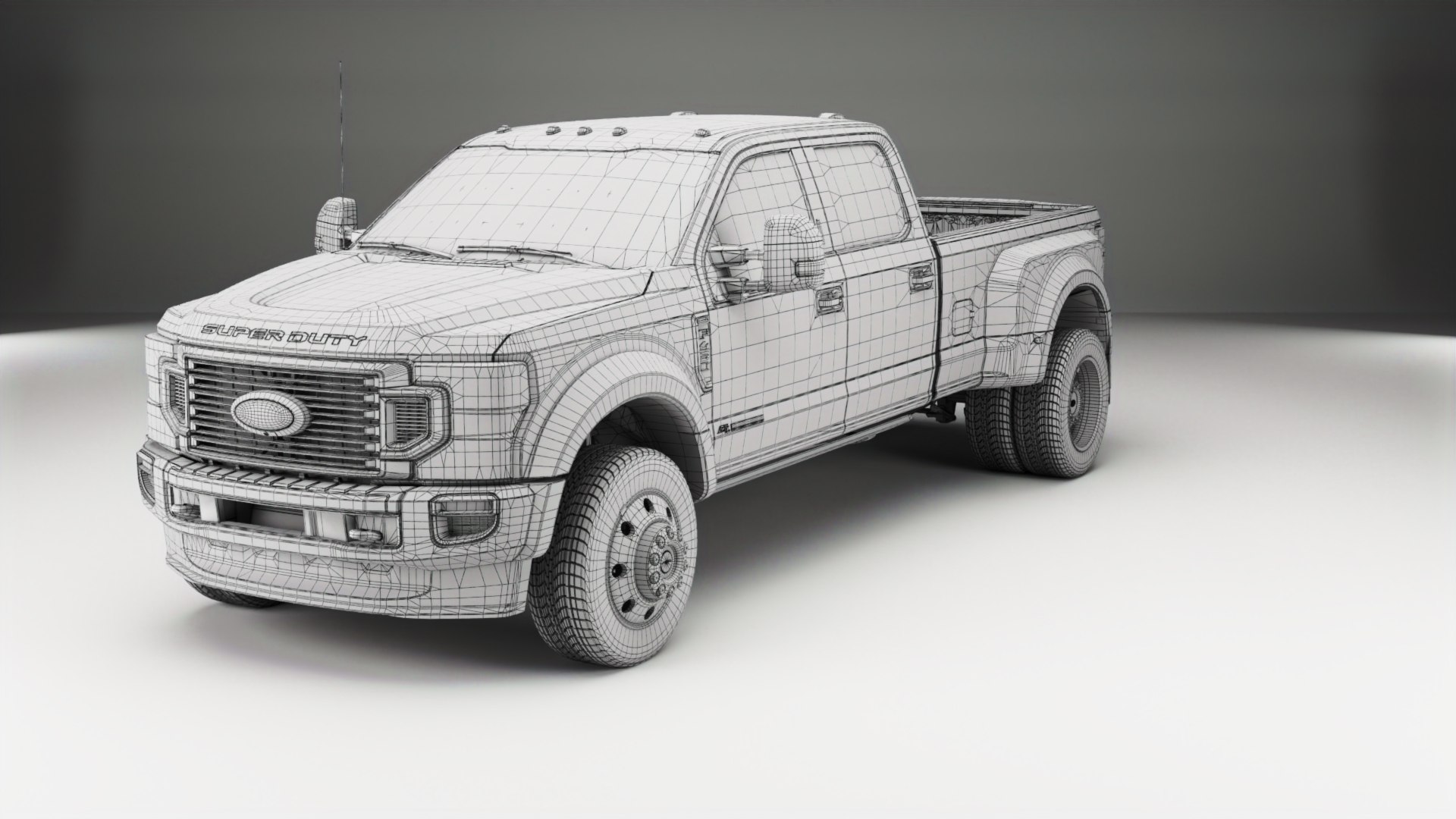 3D FORD F-450 PLATINUM SUPER DUTY 2021 Model - TurboSquid 1968183
