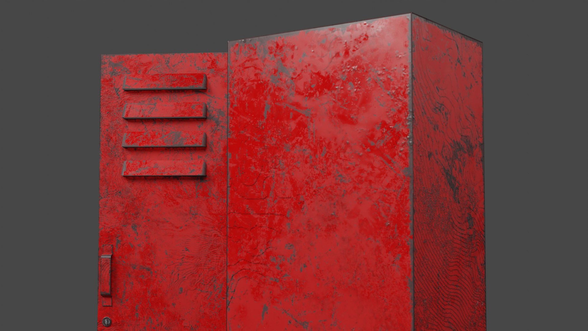 Free Damaged Locker 3D Model - TurboSquid 1817869