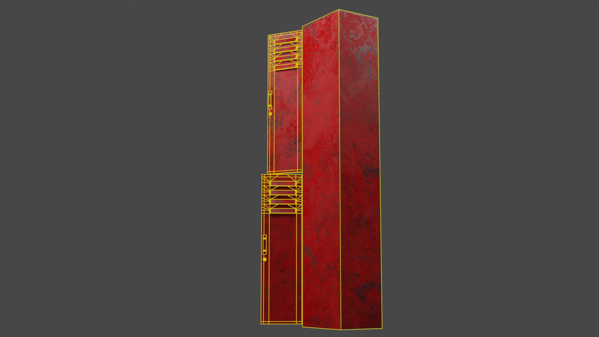 Free Damaged Locker 3D Model - TurboSquid 1817869