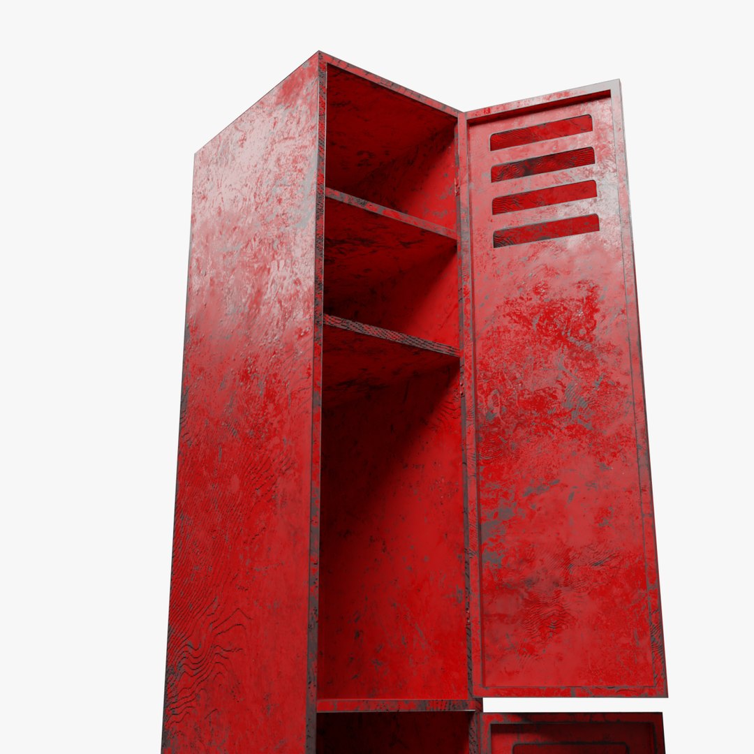 Free Damaged Locker 3D Model - TurboSquid 1817869
