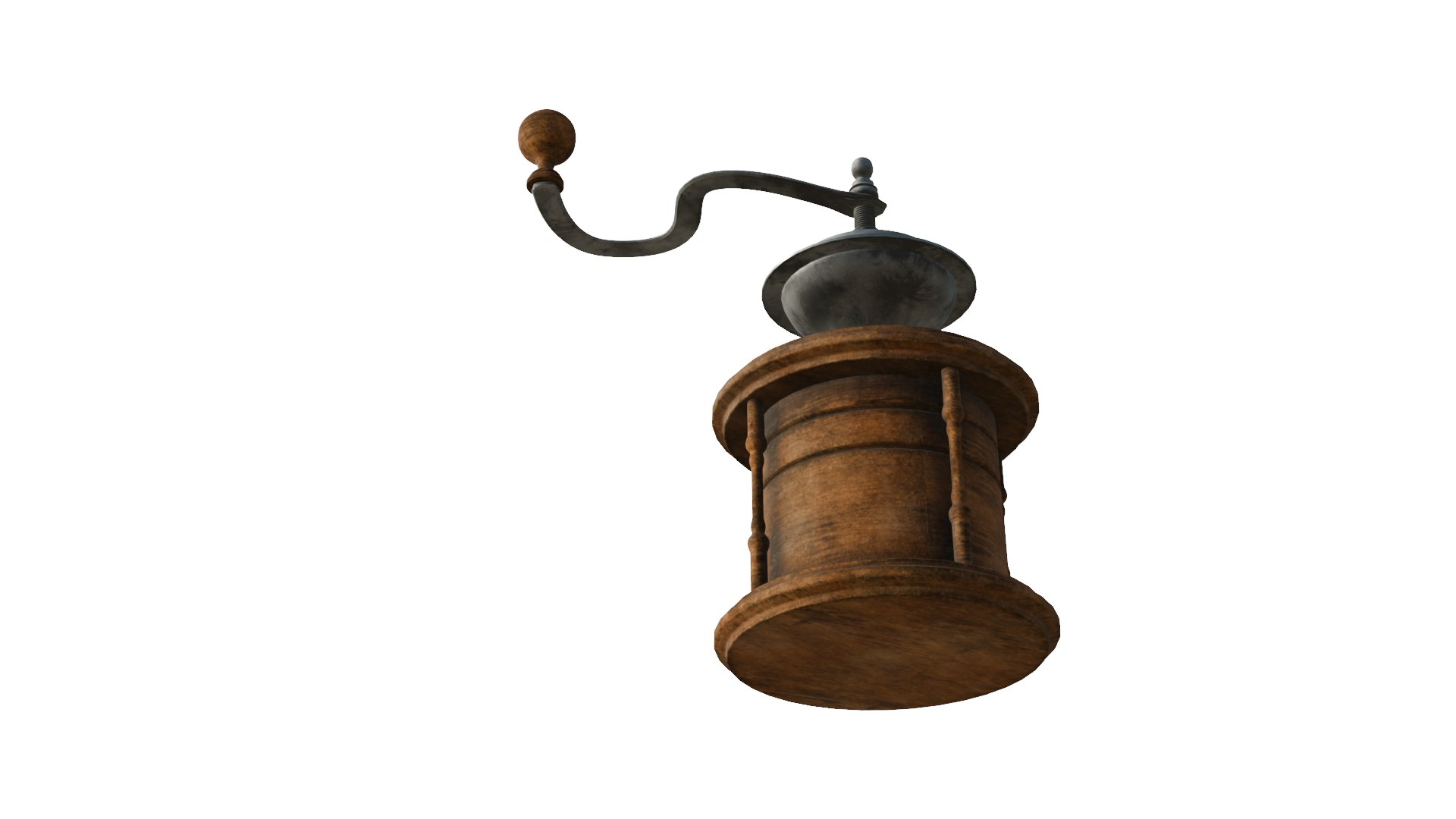 3D Antique Coffee Grinder - TurboSquid 2192005
