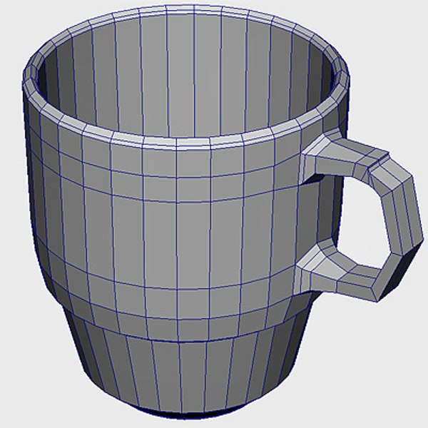 3d model mugs cups