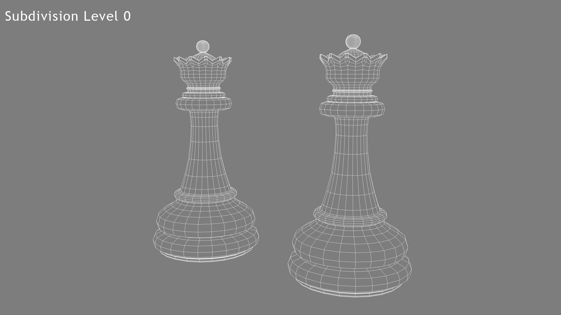 Chess queen 3D model - TurboSquid 1670160